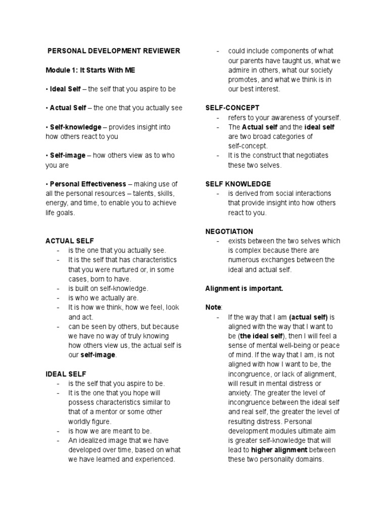1st Quarter PERDEV Reviewer | PDF | Adolescence | Thought