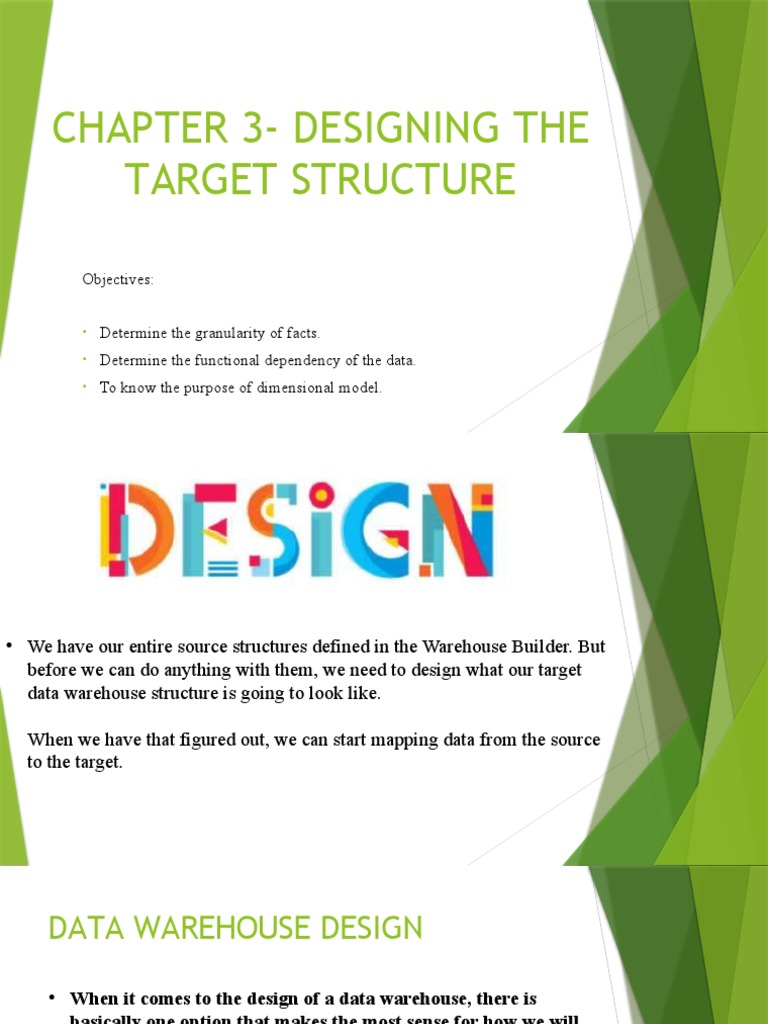 Chapter 3 - Designing The Target Structure | PDF | Data Warehouse ...