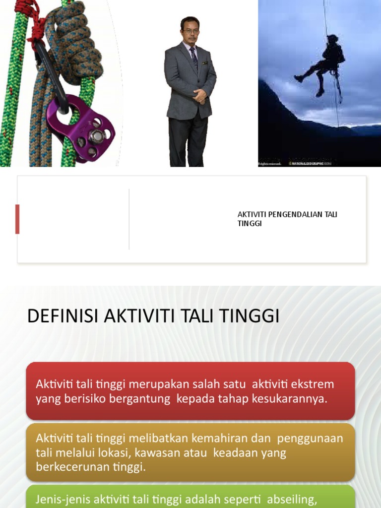 Aktiviti Pengendalian Tali Tinggi | PDF