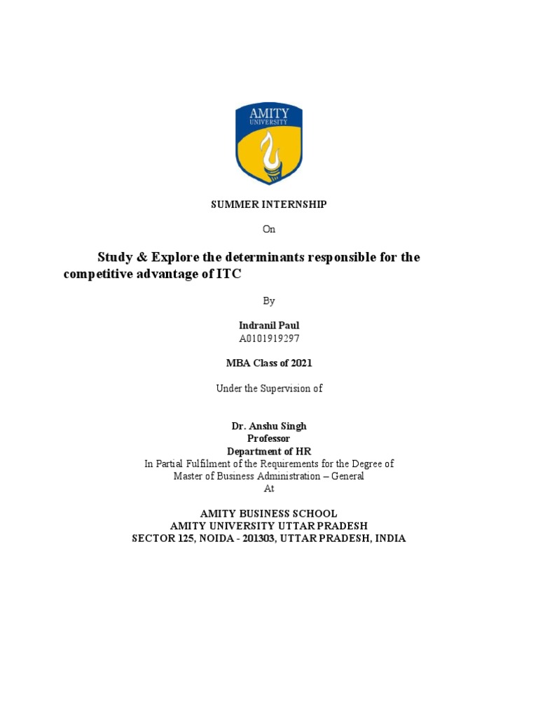 NTCC Report | PDF | Brand | Strategic Management