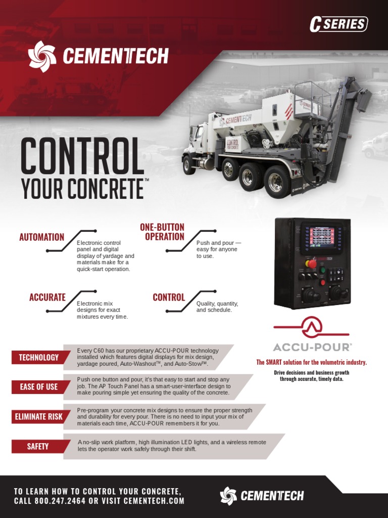C Series Brochure - PrintReady | PDF | Concrete | Cement
