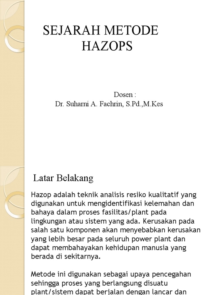 Metode Hazops | PDF