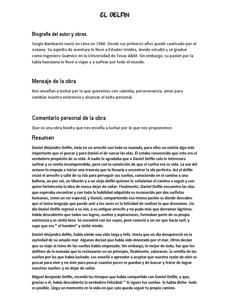 El Delfin | PDF