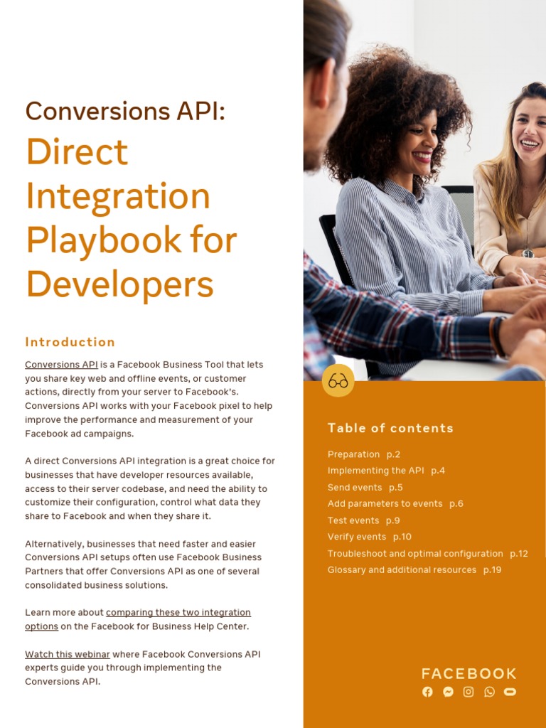 Conversions API Direct Integration Playbook English | PDF | Facebook ...