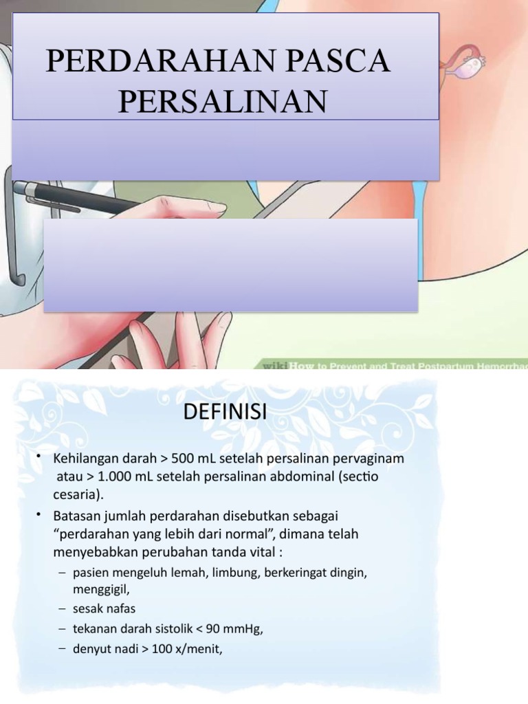 Perdarahan Pasca Persalinan | PDF