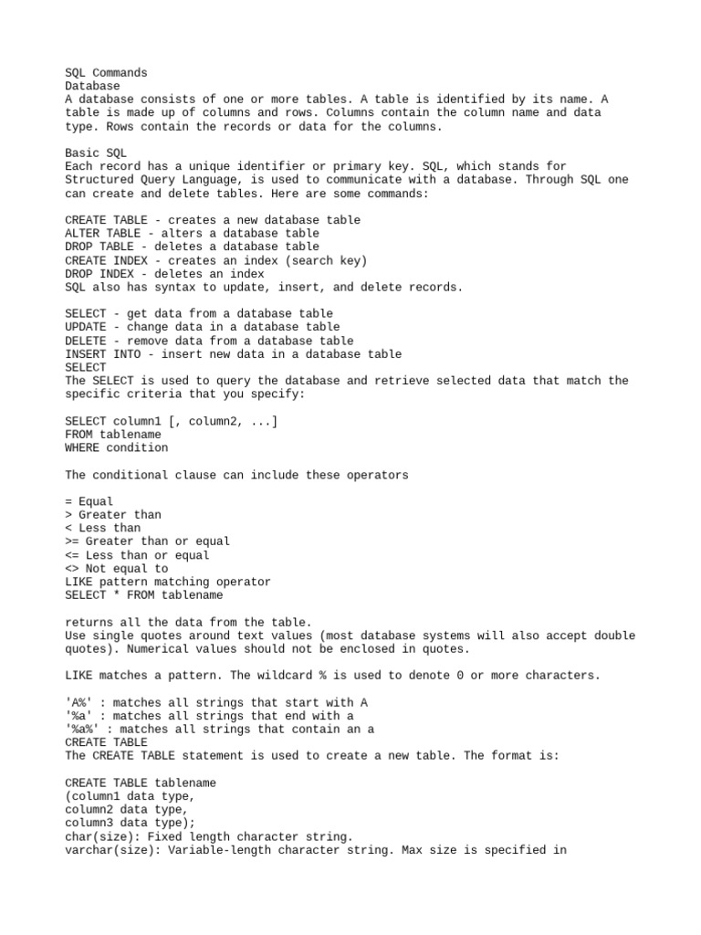 SEE | PDF | Database Index | Sql