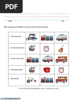 Letrang FF: Things That Begin With Letter FF | PDF