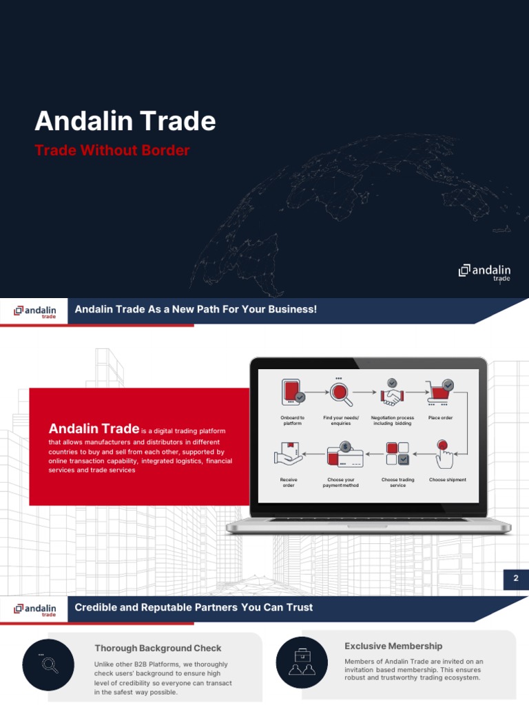 Andalin Trade: Digital Platform for Seamless Cross-Border Trade | PDF ...