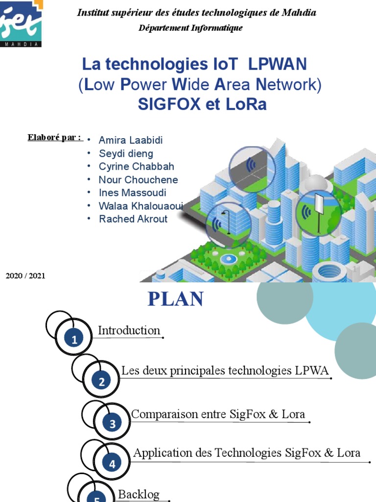 VF Projet Sigfox Lora | PDF | Internet des objets | Ingénierie des télécommunications