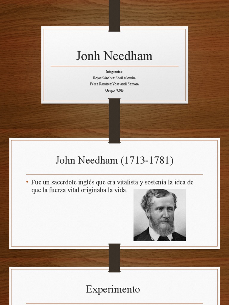 Jonh Needham | PDF