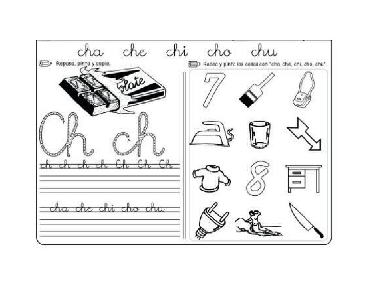 Guía 2 Letra CH | PDF