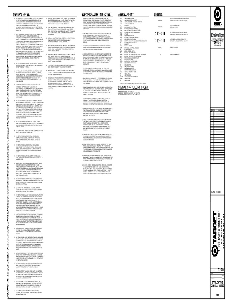 DriveUp Expansion Site Lighting-Electrical | PDF | Electrical Wiring ...