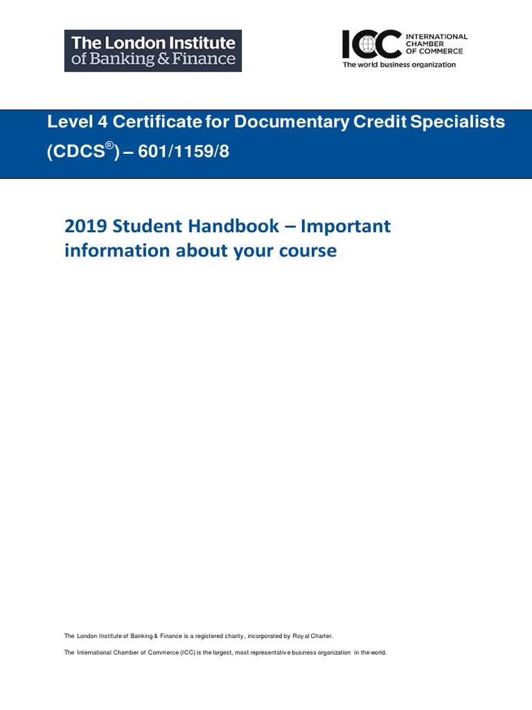 CDCS 2019 Student Handbook | PDF | Test (Assessment) | Educational ...