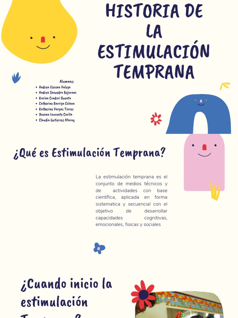 Historia de La Estimulacion Temprana | PDF | Ciencias del comportamiento | Cognición