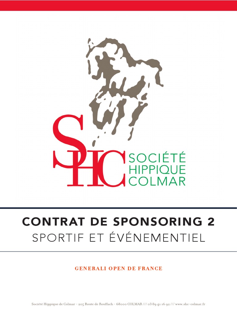 Sponsoring Équestre 2015-2016 | PDF | Commanditaire (commercial ...