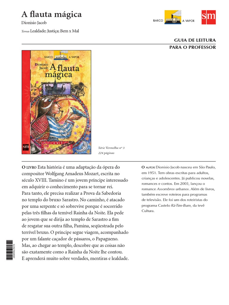 A Flauta Mágica Dionisio Jacob | PDF