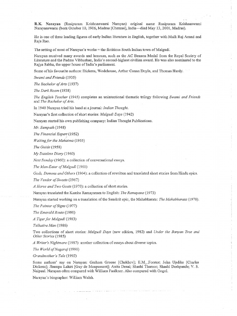 Class Handouts Narayan | PDF