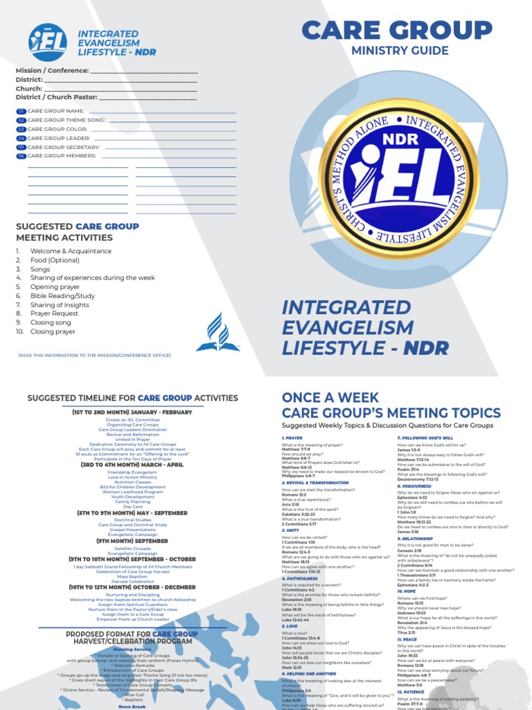 Care Group Ministry Guide | PDF