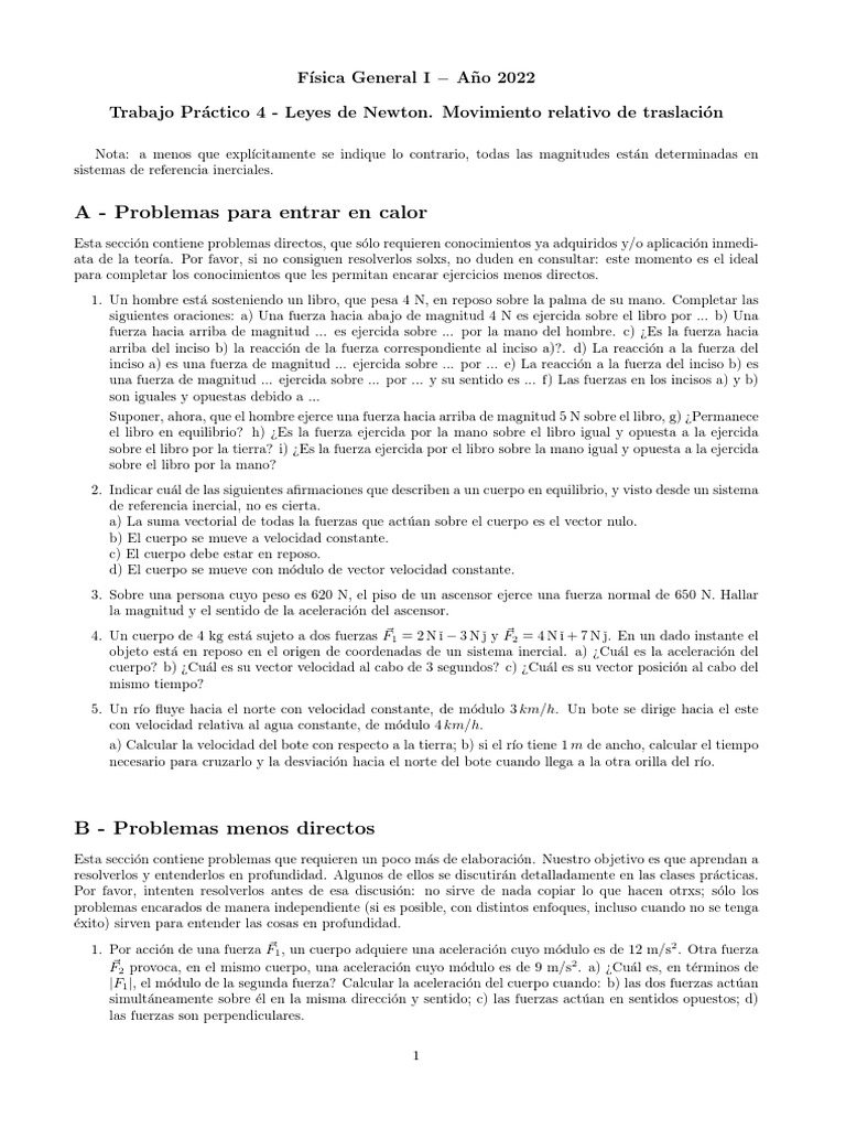 Practica4 2022 | PDF | Fricción | Fuerza