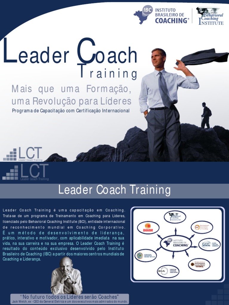 Leader Coach Training IBC | PDF | Natureza humana | Liderança