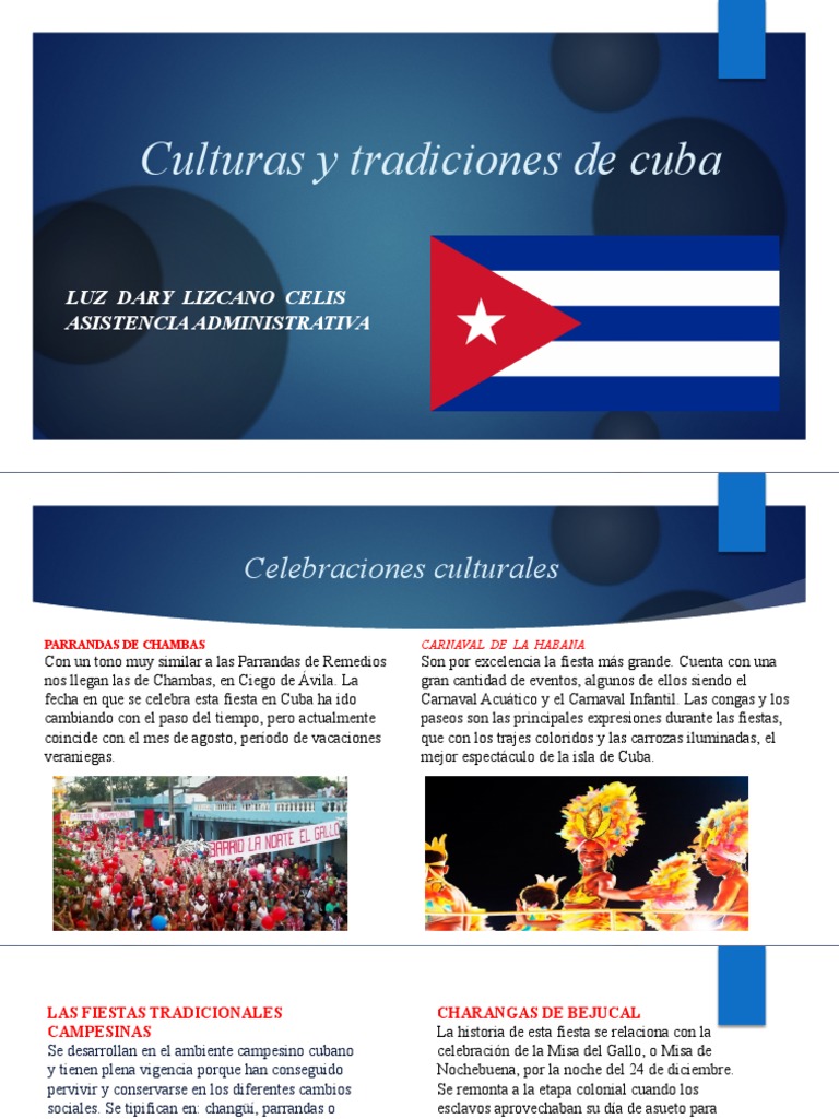 Culturas y Tradiciones de CUBA 1 | PDF | Cuba | Carnaval