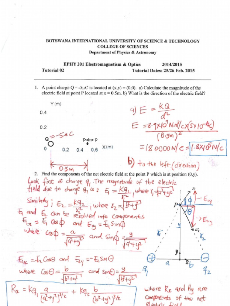 Tutorial 2 Solutions | PDF