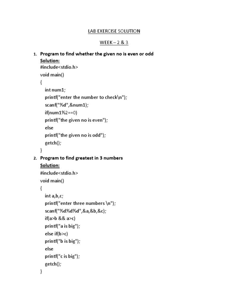 Lab Exercise Solution 4 &5 | Download Free PDF | Computer Science ...