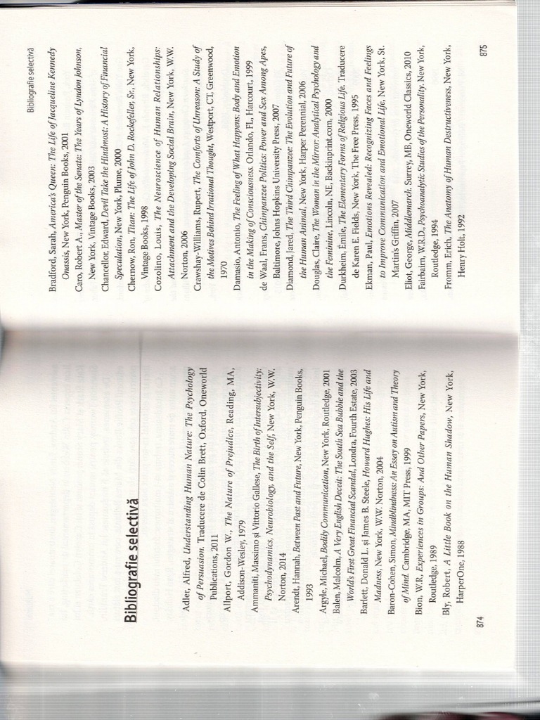 Bibliografie Selectiva - Legile Naturii Umane | PDF