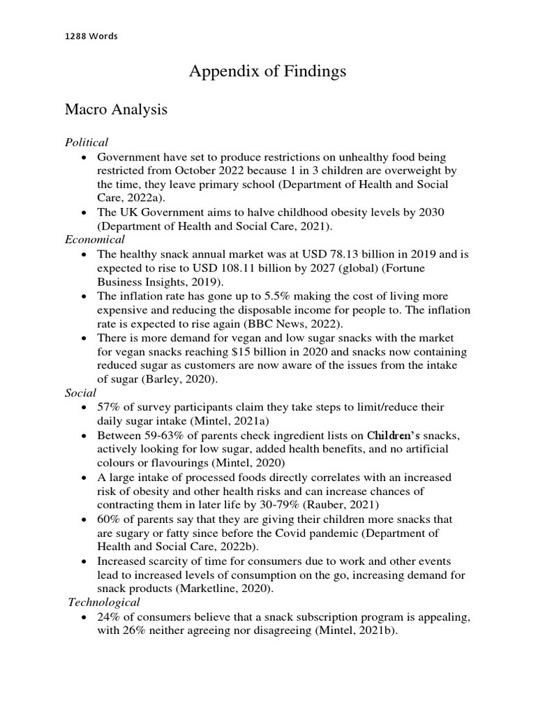Graze - Appendix of Findings | PDF | Cost Of Living | Brand