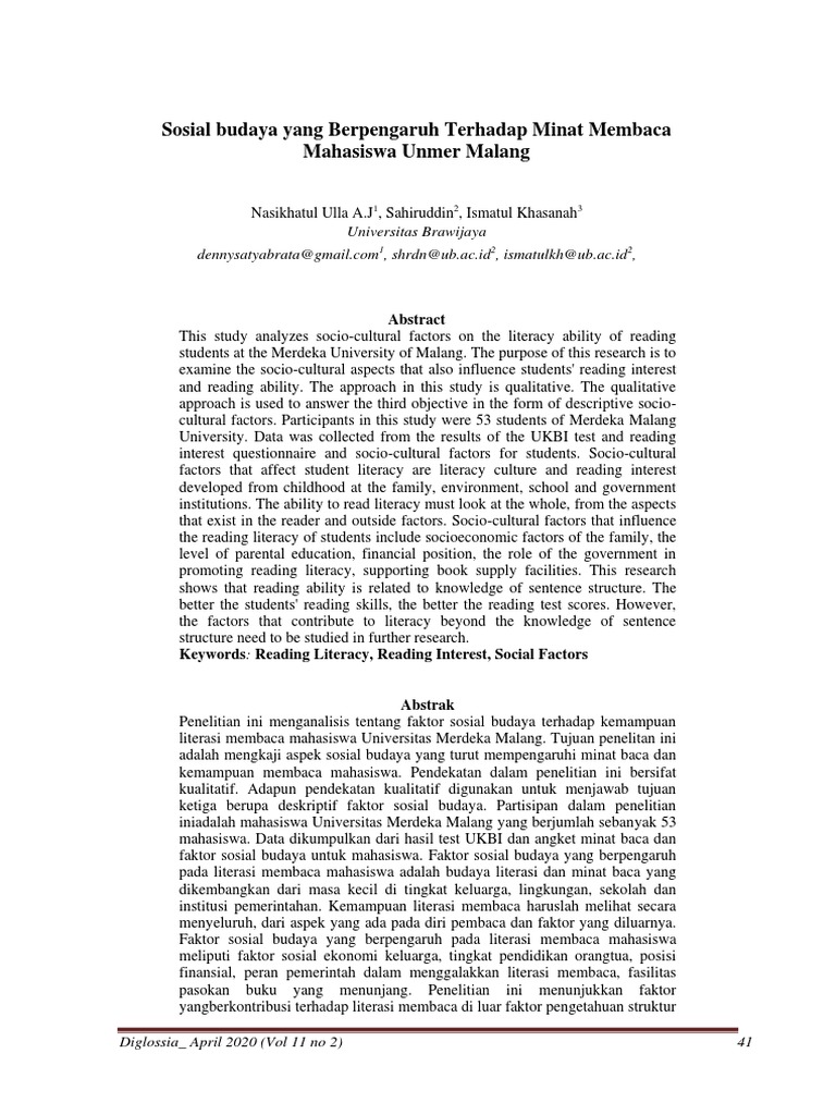 Nufanbalafif, Journal Manager, Lia | PDF | Literacy | Cognition