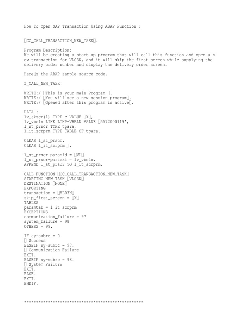 Abap Syntaxes1 | PDF | Class (Computer Programming) | Method (Computer Programming)