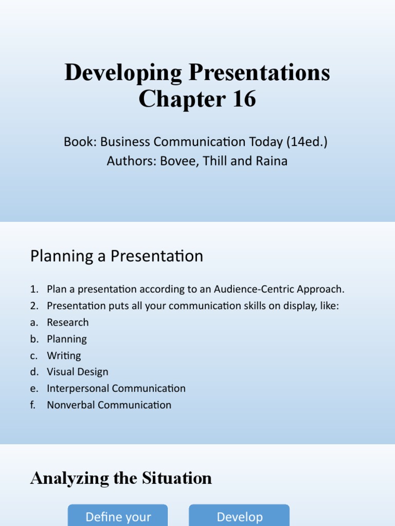 Developing Presentations CH 16 | PDF | Web Conferencing | Human ...
