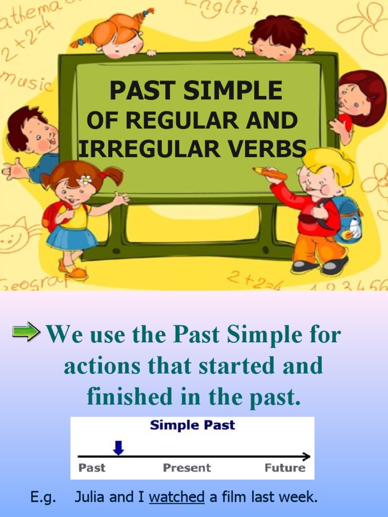Past Simple PDF Verb Language Mechanics