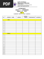 BADAC TEMPLATE - Attendance Sheet-1 | PDF