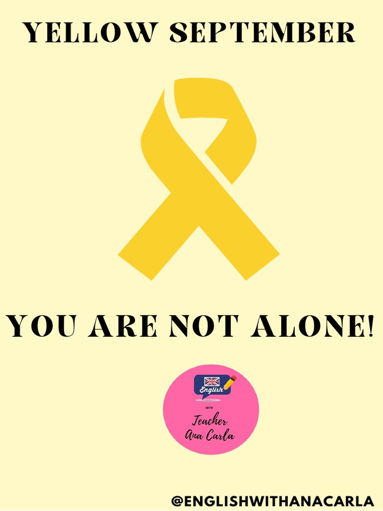 Yellow September (Setembro Amarelo) | PDF | Mental Health | Mental Disorder