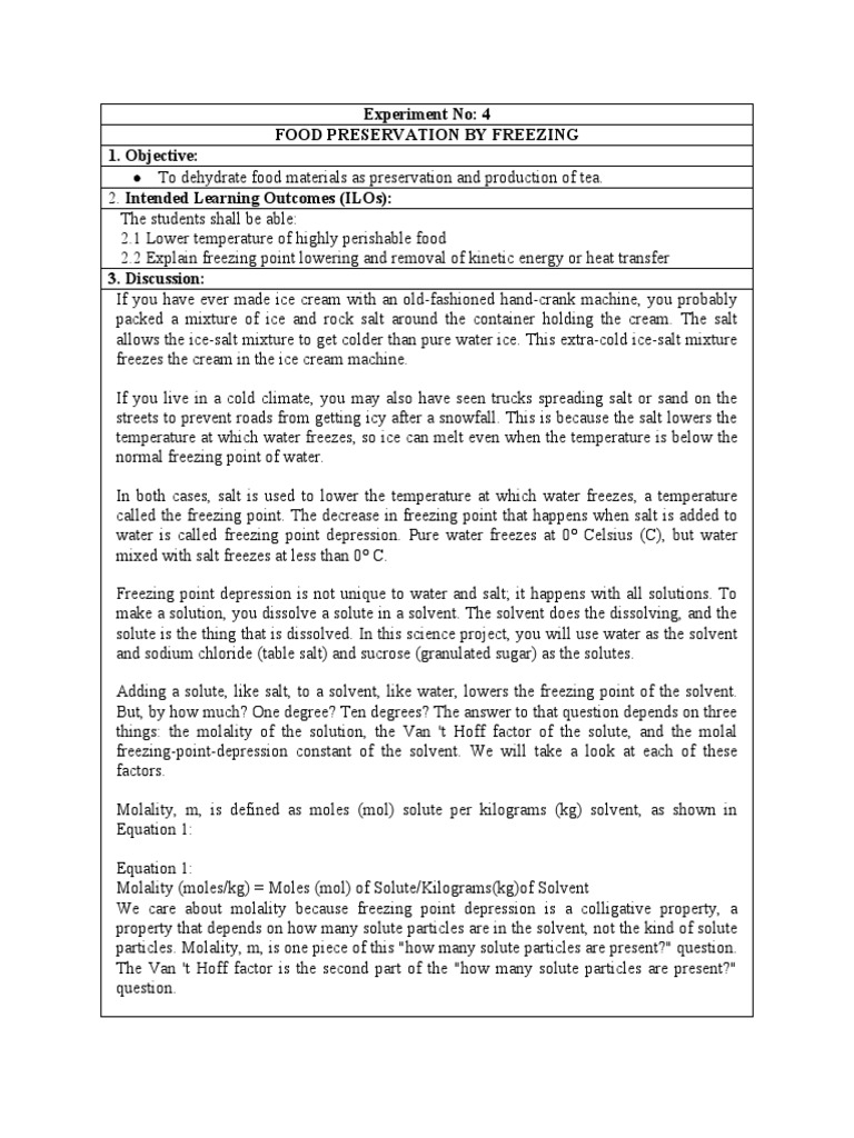Experiment No4 | PDF | Applied And Interdisciplinary Physics | Chemical ...
