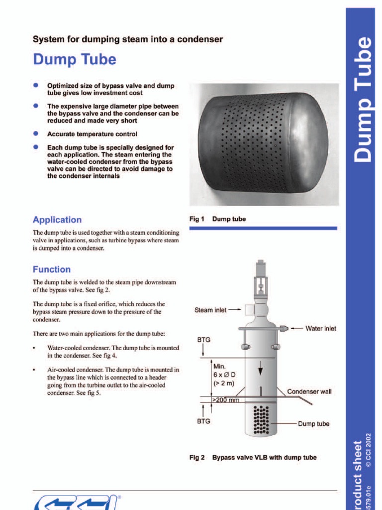 Dump Tube | PDF | Vacuum Tube | Valve