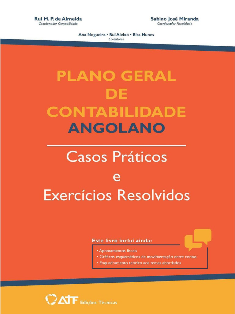PGC Angolano: Casos Práticos Resolvidos | PDF | Contabilidade ...