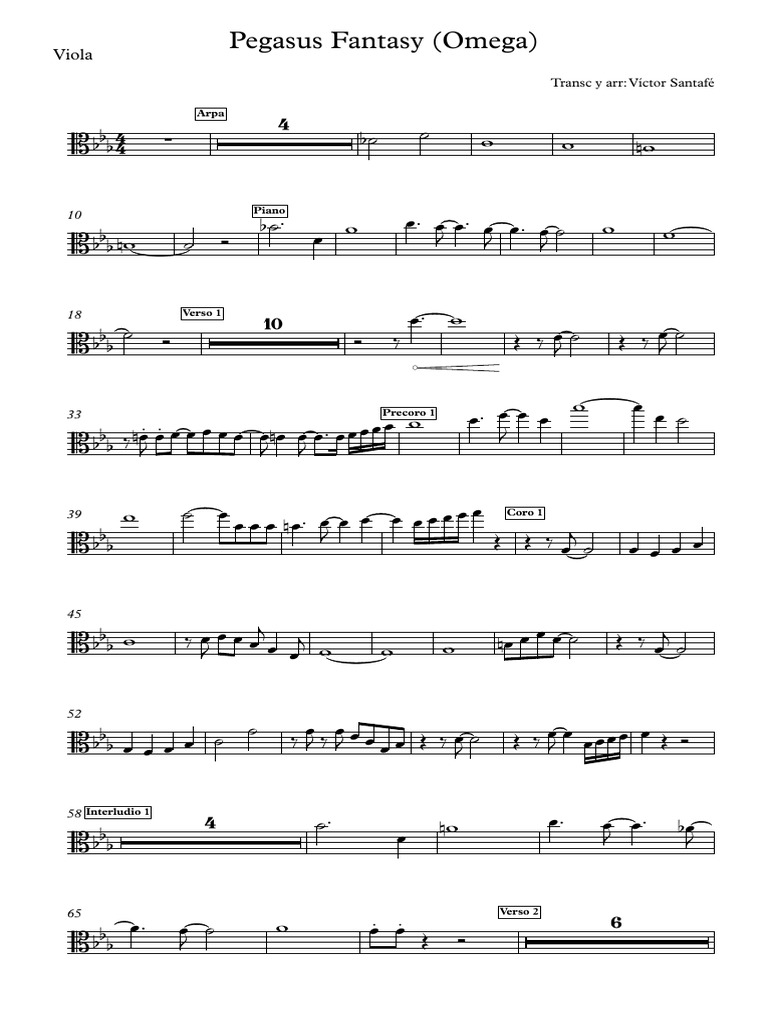 Pegasus Fantasy Omega - Viola | PDF