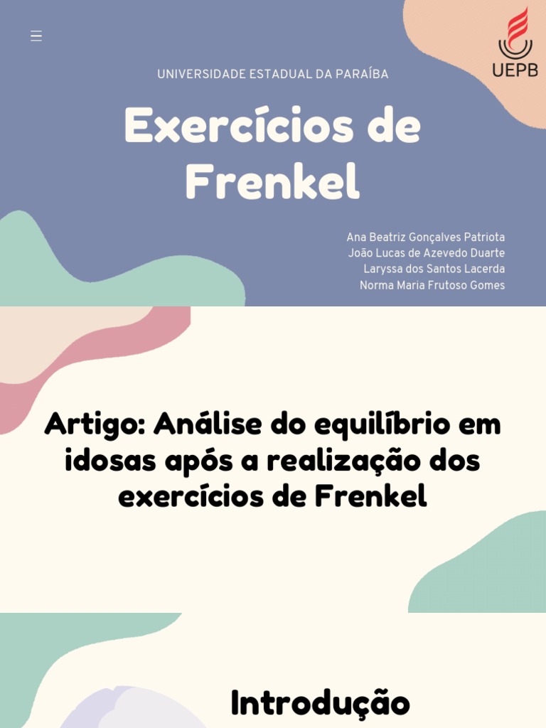 Exercícios de Frenkel | PDF | Joelho