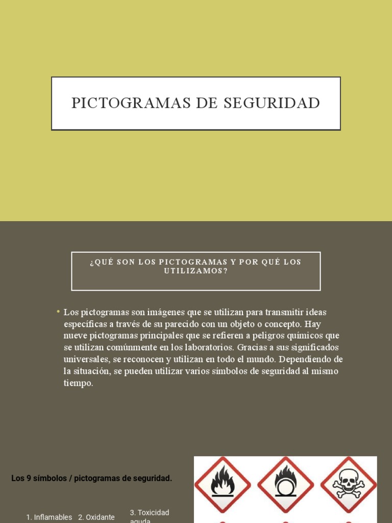 Pictogramas de Seguridad | PDF
