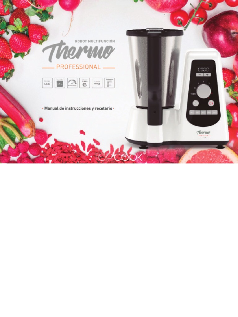 Manual Recetario Thermoprofesional Topcook | PDF | ensalada | Vinagreta