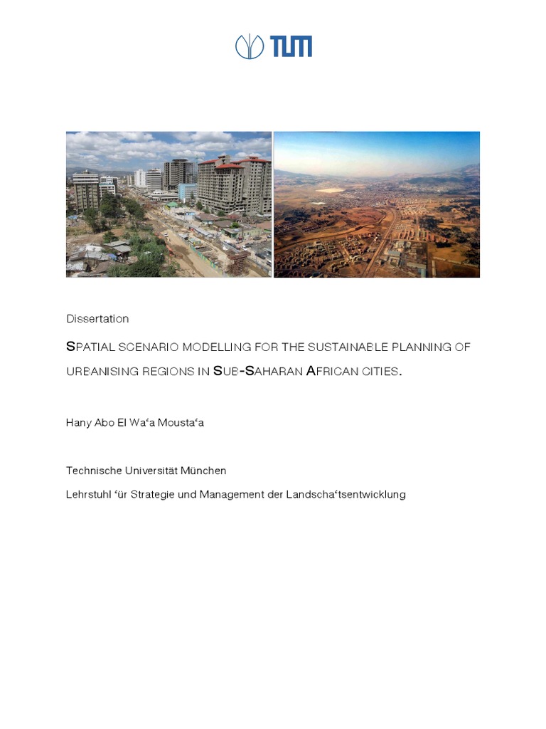 Spatial Scenario Modelling For The Sustainable Planning of Urbanising ...