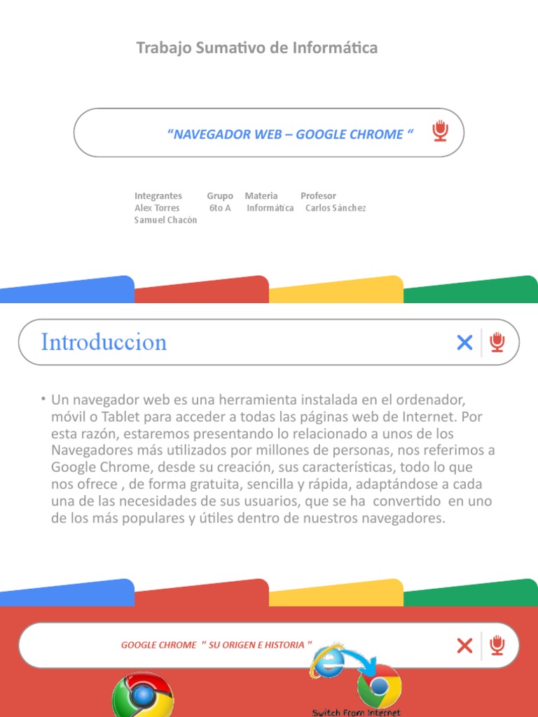 Sobre Google Chrome | PDF | Interfaces gráficas de usuario | Software ...