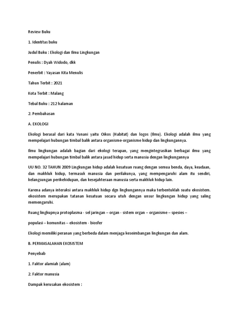 Review Buku Nida | PDF