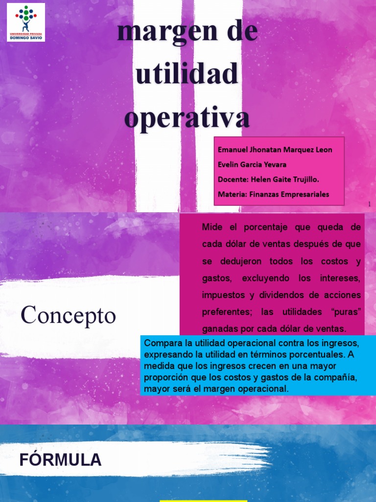 Utilidad Operativa | PDF | Economias | Business