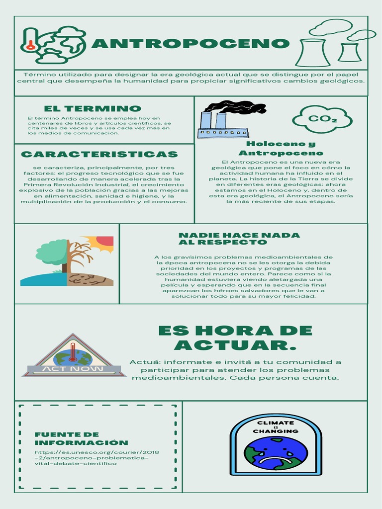 Antropoceno | PDF | Antropoceno | Ciencias de la Tierra