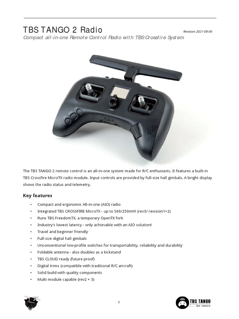 TBS Tango 2 Radio User Manual | PDF | Wi Fi | Screw