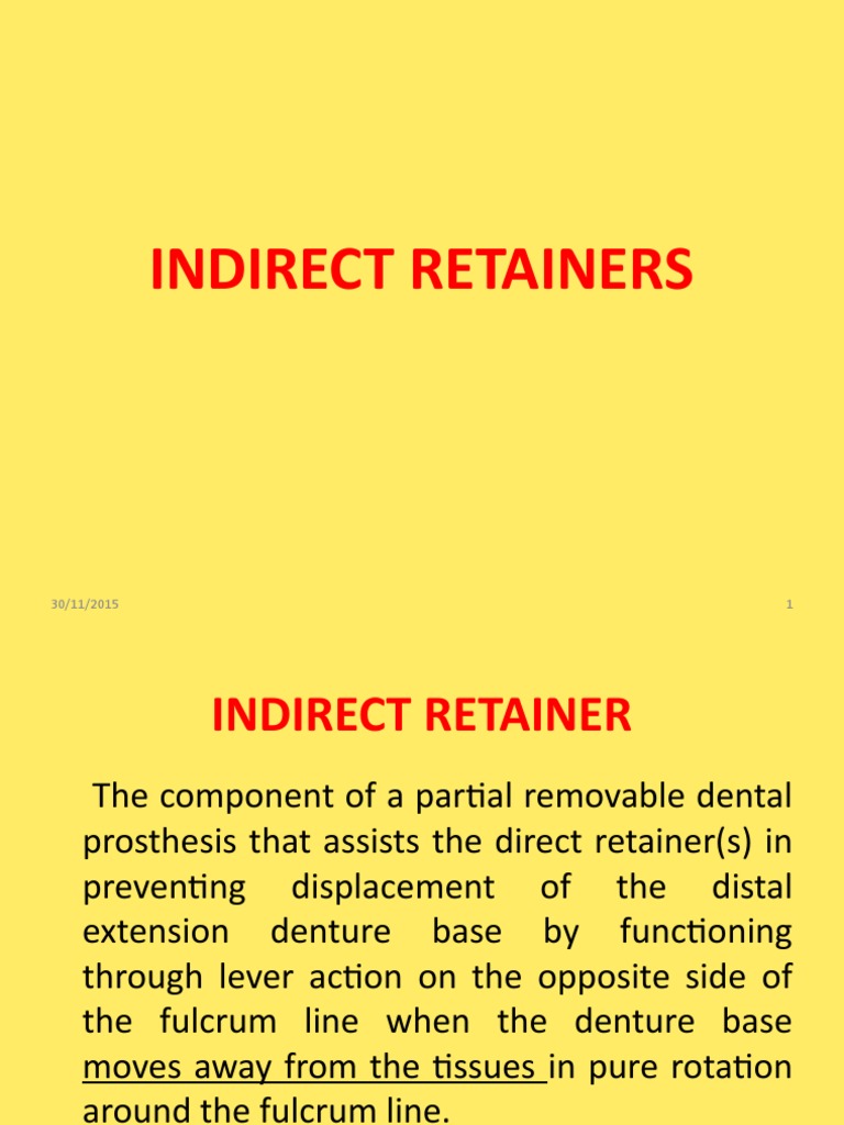 08 - Indirect Retainers | PDF | Tooth | Dentistry