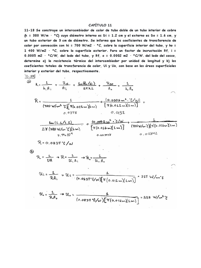 Ureña - Jorge - CAPÍTULO 11 | PDF | Intercambiador de calor | Calor
